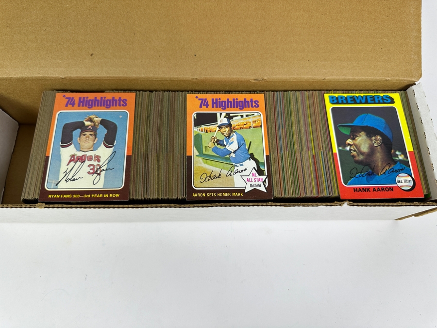 1975 Topps Baseball Cards - Look Up Values Of Cards In This Set