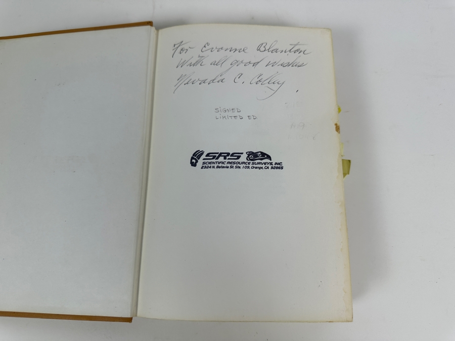 Just Added - Vintage 1967 Signed Limited Edition Hardcover Book From Maine To Mecca By Nevada C ...