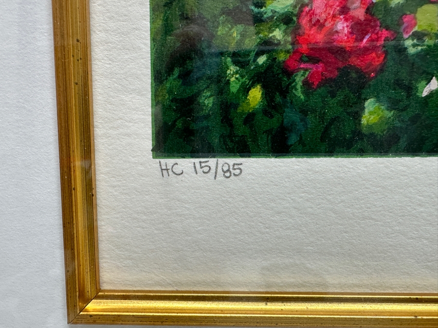 Schaefer / Miles Hand Signed Limited Edition Serigraph Titled 'Garden ...