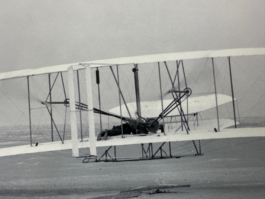 Photographic Print Of Wright Brothers' First Flight At Kitty Hawk ...