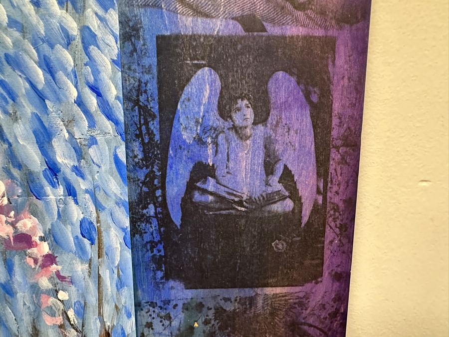 Gerrit Greve (1948-2024, Cardiff by the Sea, CA) Original Acrylic And Carbon Transfers Painting ...