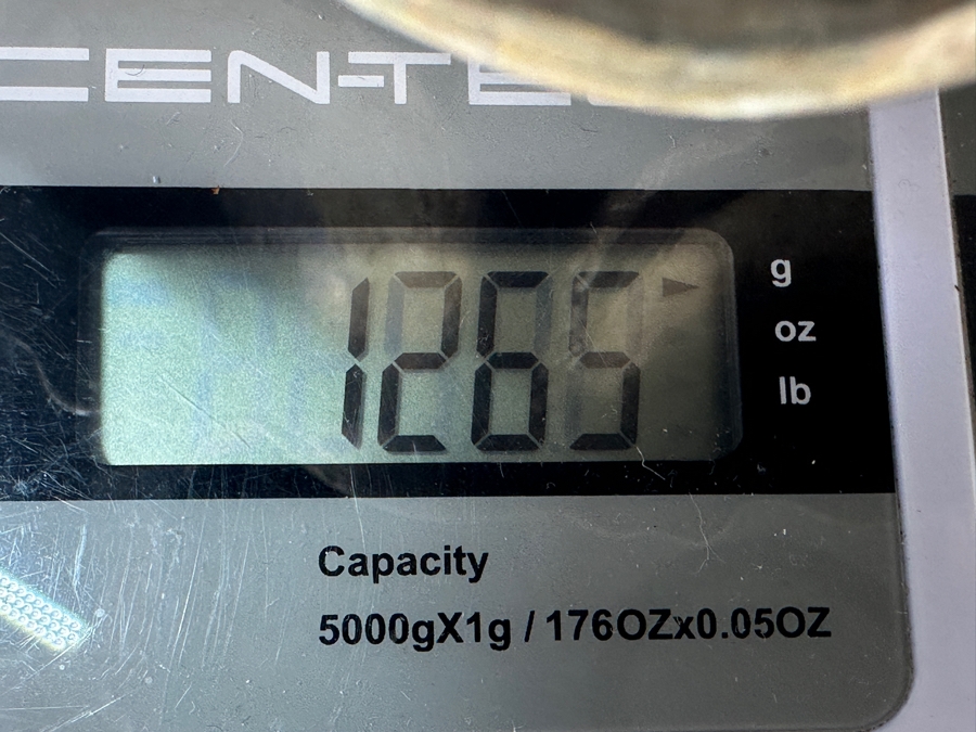 Sterling Silver PG Hallmarked 14.25'W Dish Bowl 1,265g Silver Melt Value $1,433