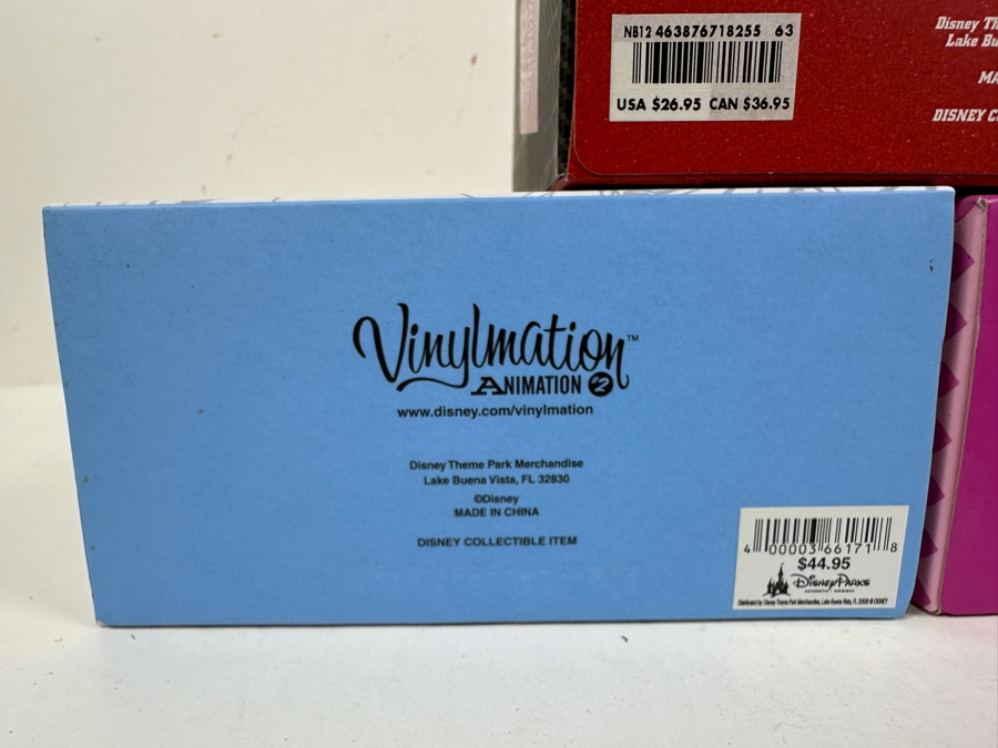 New In Box Vinylmation Vinyl Figurine Sets: (1) Disney Set Limited To ...