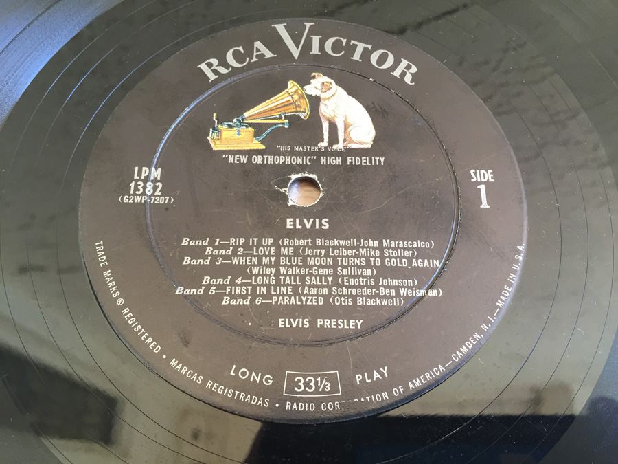 Elvis Presley ‎- Elvis - RCA Victor ‎- LPM-1382